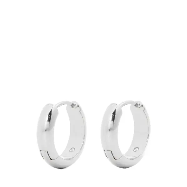 Kate Spade New York Silvertoned Hoop Earrings