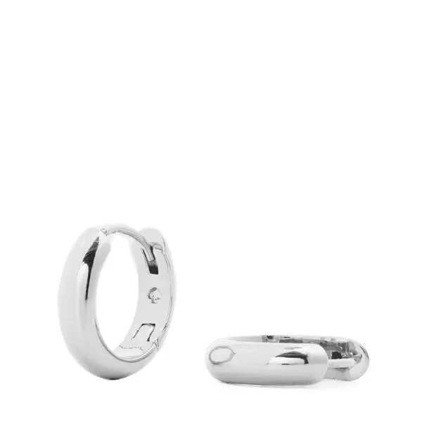 Kate Spade New York Silvertoned Hoop Earrings
