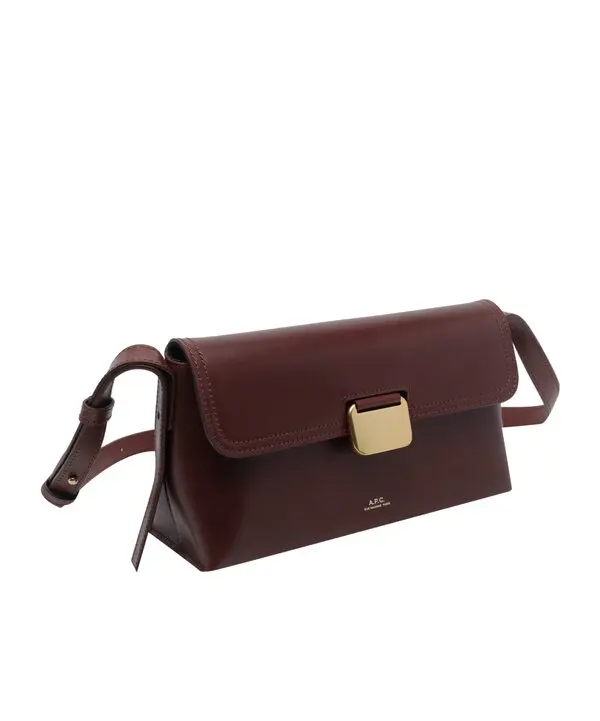 A.p.c. Grace Logo-print Leather Shoulder Bag