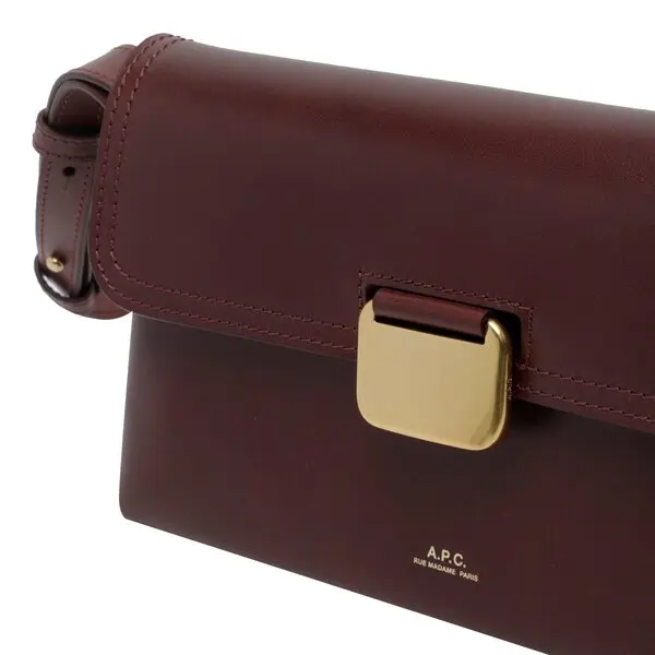 A.p.c. Grace Logo-print Leather Shoulder Bag