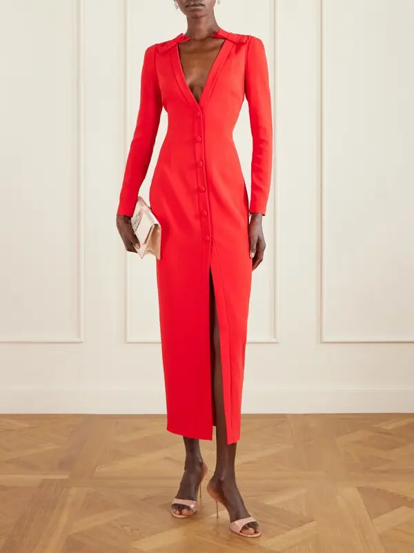 Alessandra Rich Bow-decorated Dress