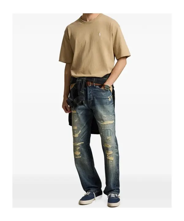 Polo Ralph Lauren Relaxed Fit Jersey Crewneck T-shirt - Nude