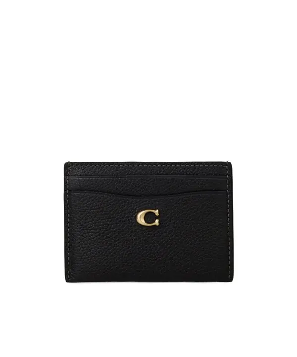 COACH Solid Color Card Holder