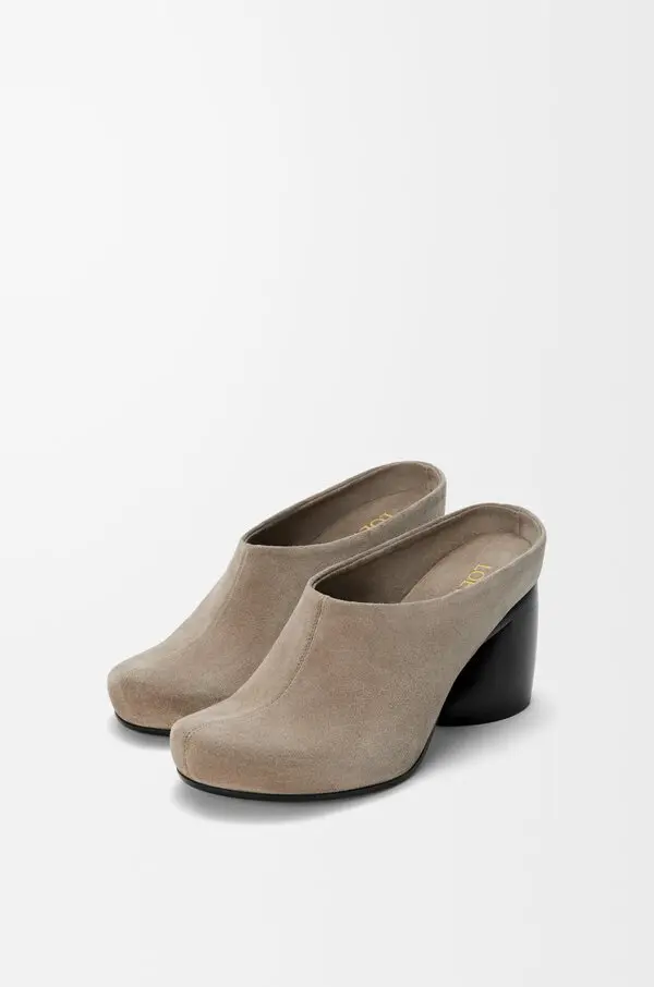 Loewe Oval Block Heel Mules