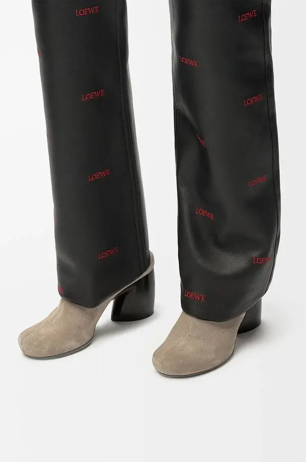 Loewe Oval Block Heel Mules