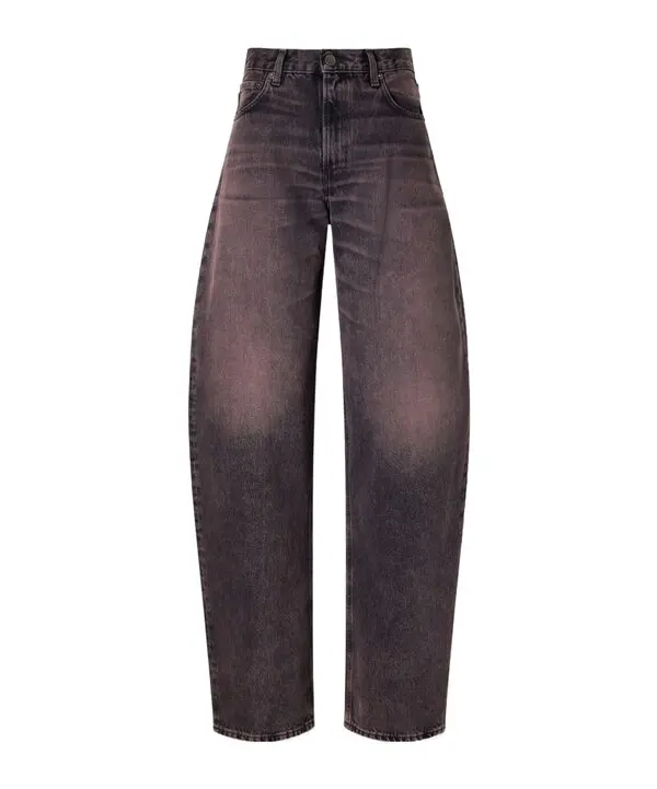 HAIKURE Bibi High-rise Wide-leg Jeans - Black