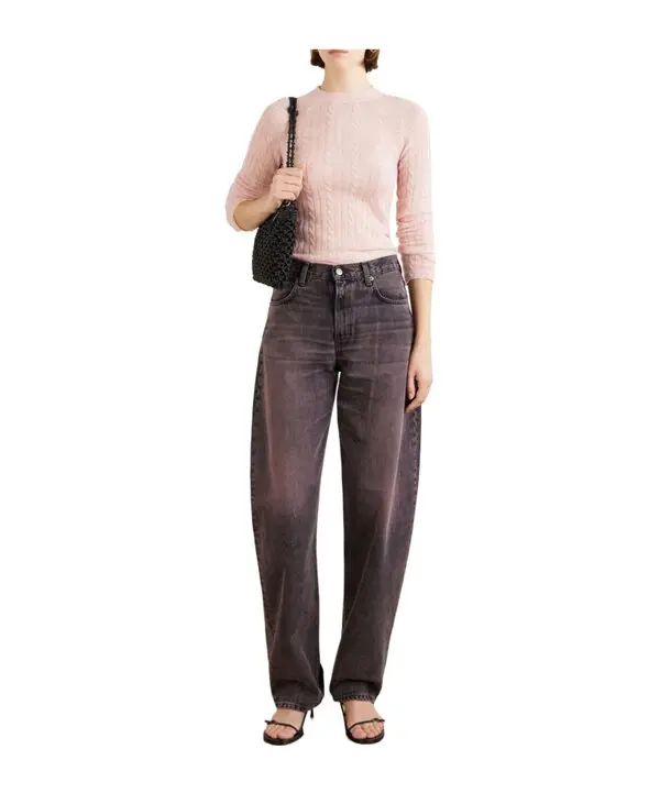 HAIKURE Bibi High-rise Wide-leg Jeans - Black