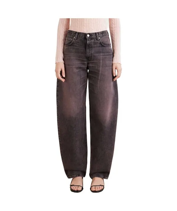 HAIKURE Bibi High-rise Wide-leg Jeans - Black