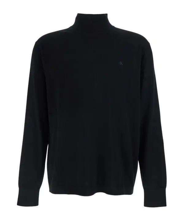 Calvin Klein Merinos Mock-neck Knitted Sweater