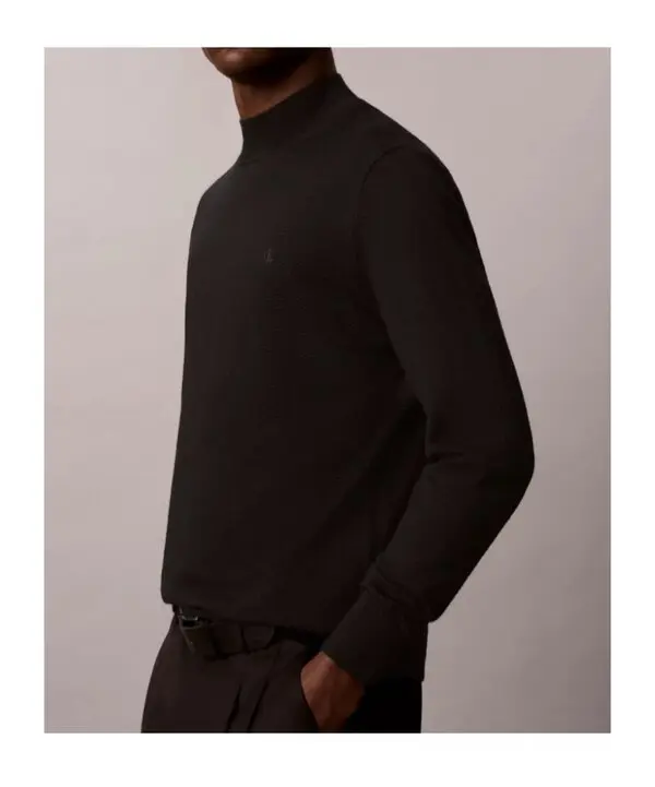 Calvin Klein Merinos Mock-neck Knitted Sweater