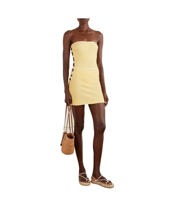 ERES Poolside Cut-out Jacquard Coverup