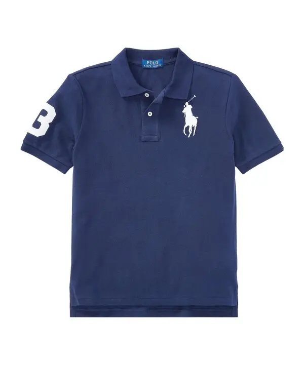Polo Ralph Lauren Logo Polo Shirt - Blue