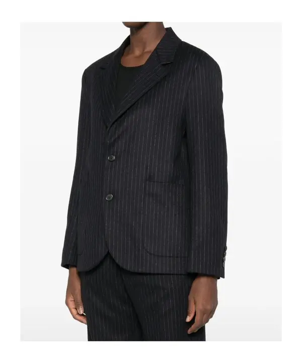 Barena Venezia Pinstripe Twobutton Blazer