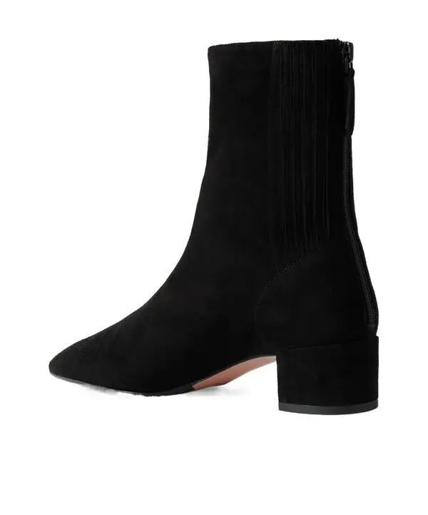 AQUAZZURA Suede Ankle Boots