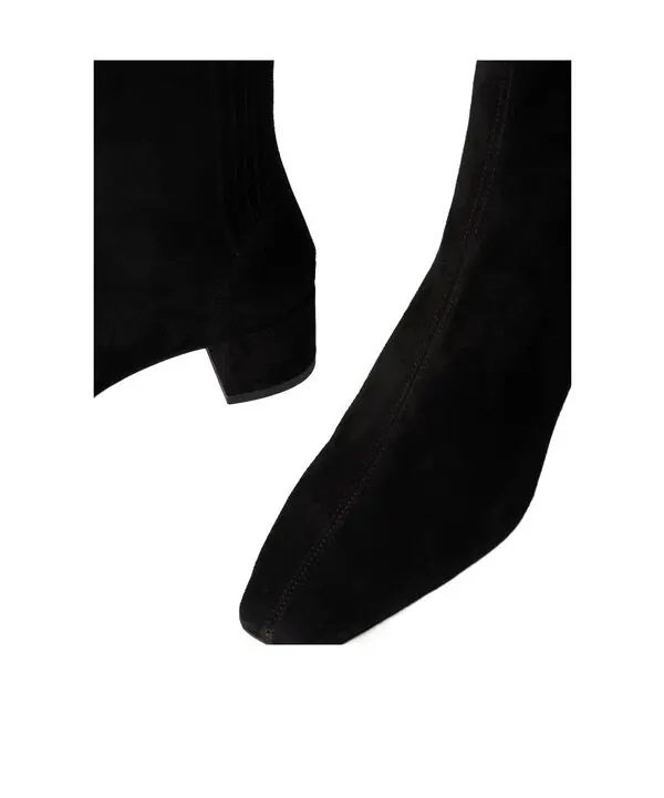 AQUAZZURA Suede Ankle Boots