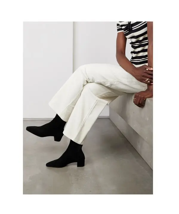 AQUAZZURA Suede Ankle Boots