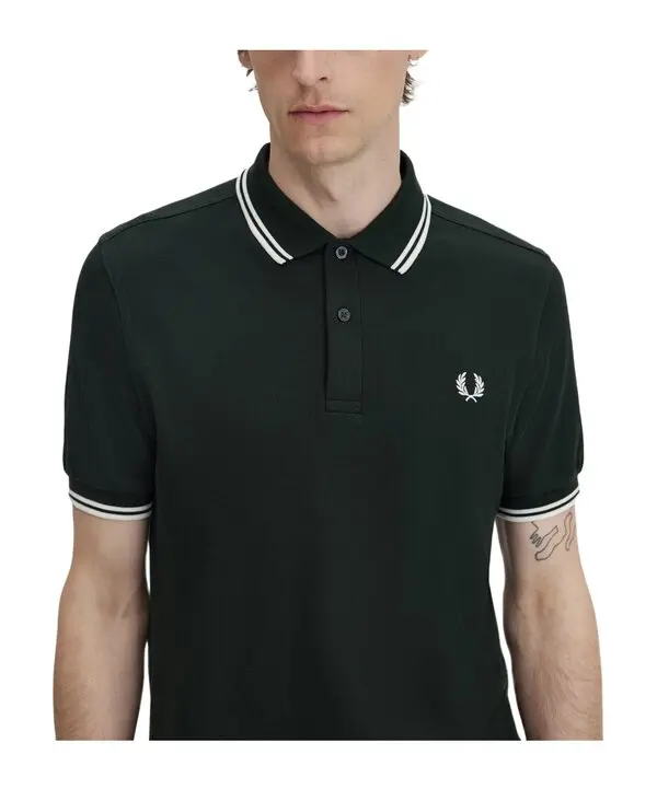 Fred Perry Short Sleeve Twin Tipped Polo Shirt