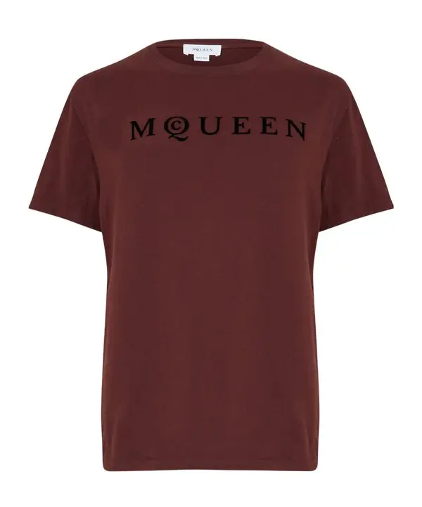 Alexander McQueen Regular Fit T-shirt - Red