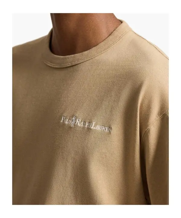 Polo Ralph Lauren Logo-embroidered Cotton T-shirt - Nude