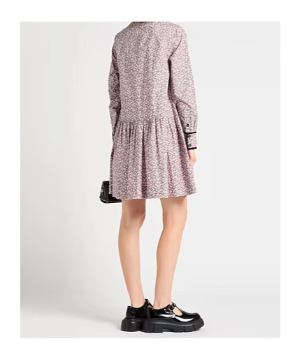 GANNI Printed Shirt Dress