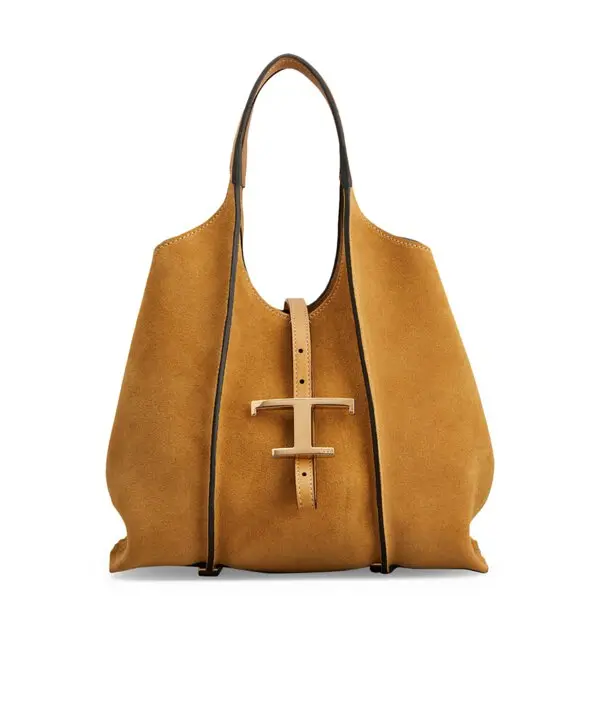 TOD'S T Timeless Medium Tote Bag - Brown