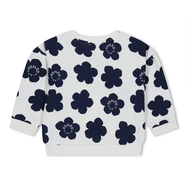 Kenzo Floral Print Crewneck Sweatshirt