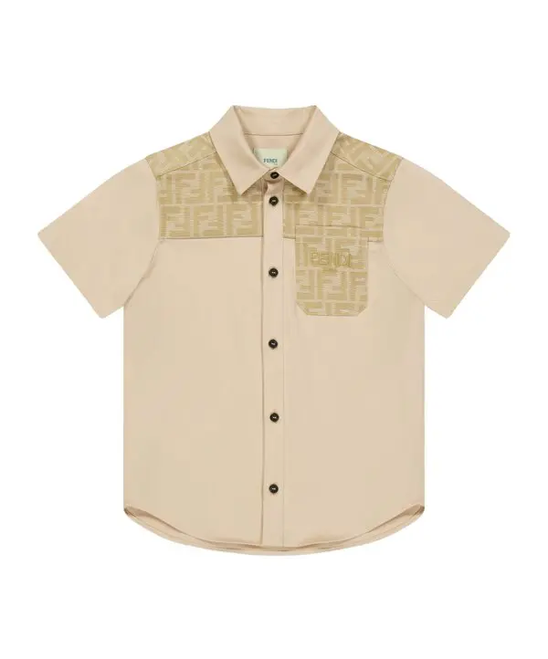 Fendi Ff Monogram Short Sleeve Shirt
