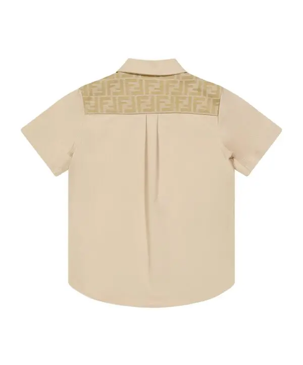 Fendi Ff Monogram Short Sleeve Shirt