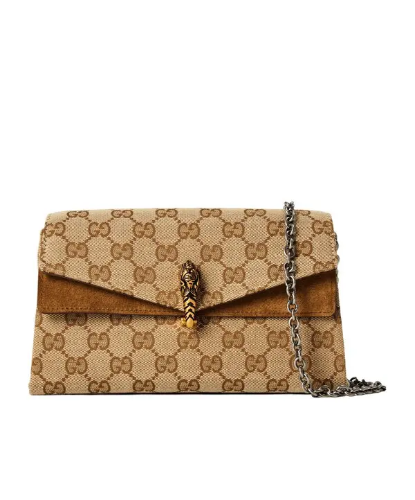 Gucci Monogram Mixedmaterial Crossbody Bag