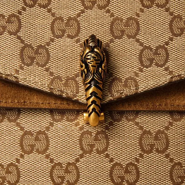 Gucci Monogram Mixedmaterial Crossbody Bag