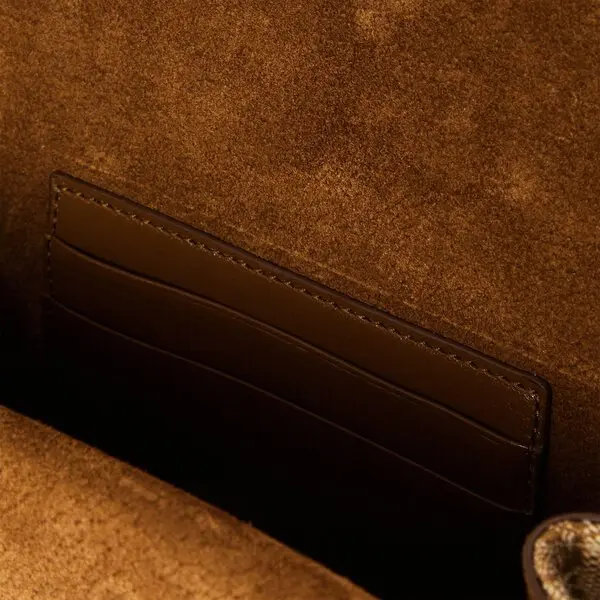 Gucci Monogram Mixedmaterial Crossbody Bag
