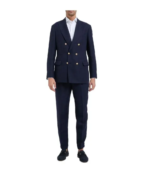 Brunello Cucinelli Long-sleeved Suit And Trousers Set