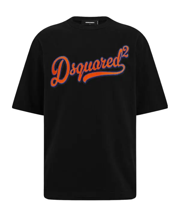 Dsquared2 Printed Oversized T-shirt - Black