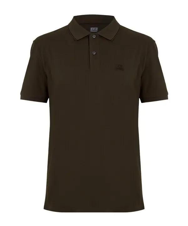 C.P. COMPANY Solid Color Polo Shirt