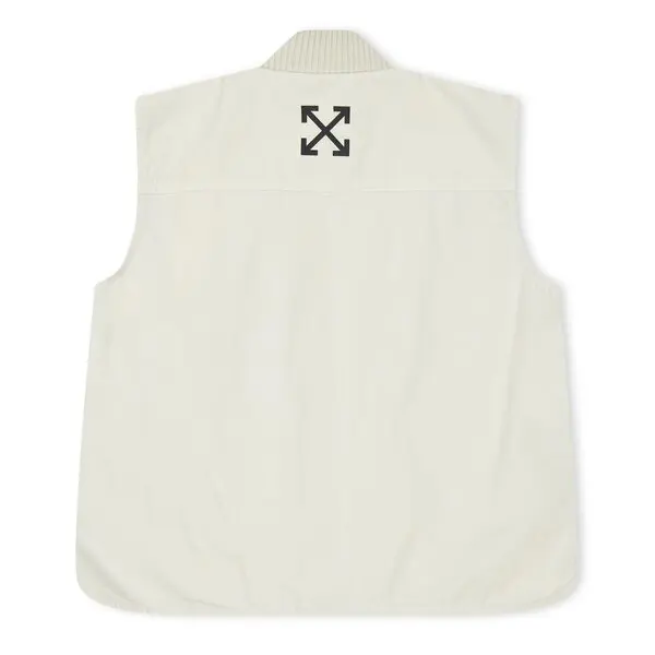 Off-White Sleeveless Coat
