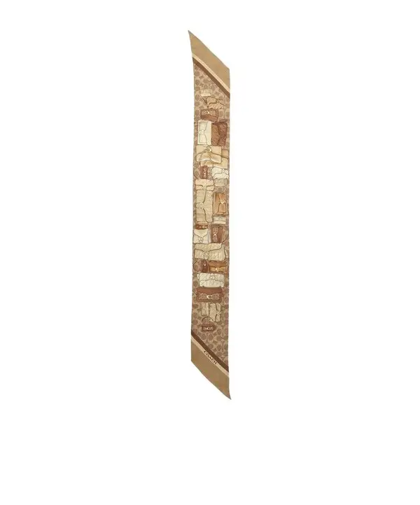 COACH Lightweight Silk Scarf - Nude