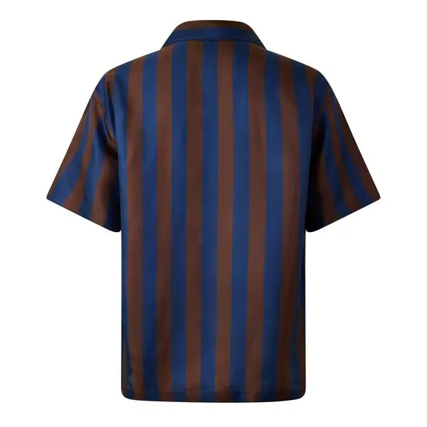 Fendi Verticalstriped Shortsleeve Shirt