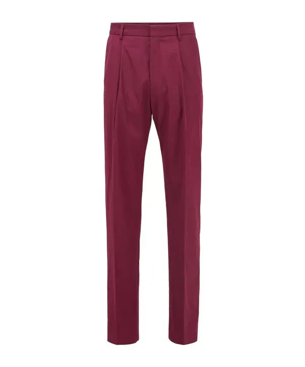 Hugo Boss Solid Color Casual Trousers
