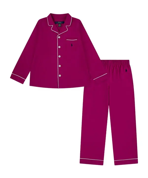 Polo Ralph Lauren Long Sleeve Pyjama Set - Purple