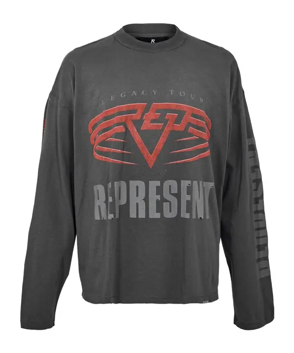 REPRESENT Long-sleeve T-shirt - Black