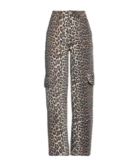 GANNI Leopard Print - Black