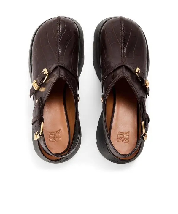 GANNI Sabot Platform Boots