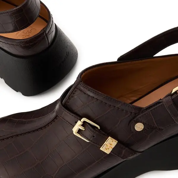 GANNI Sabot Platform Boots