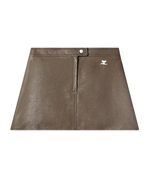 COURREGES Patterned A-line Skirt