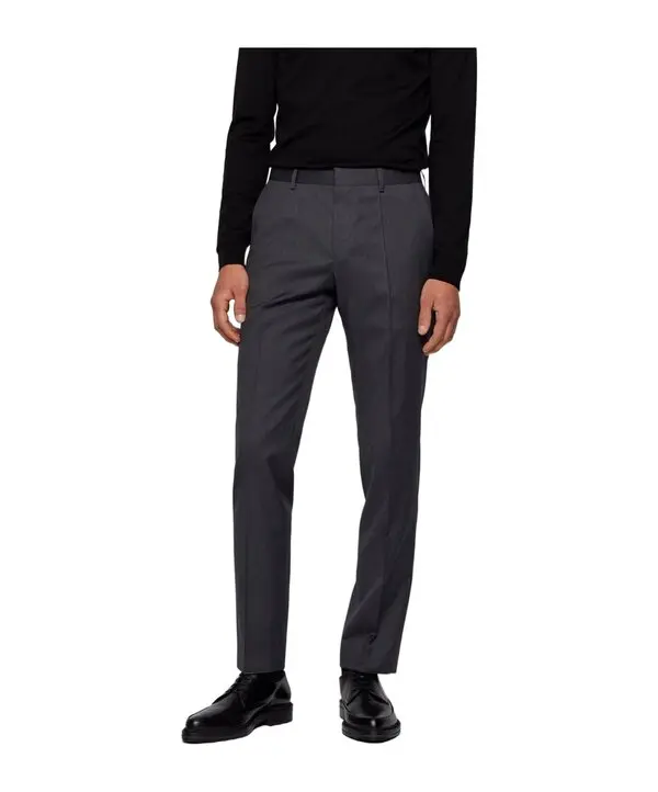 Hugo Boss Solid Color Casual Trousers