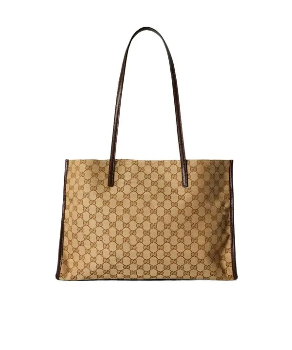 Gucci Jacquard Tote Bag - Brown