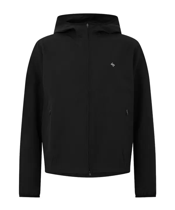 REPRESENT Lightweight Hooded Zip-up Jacket - Black