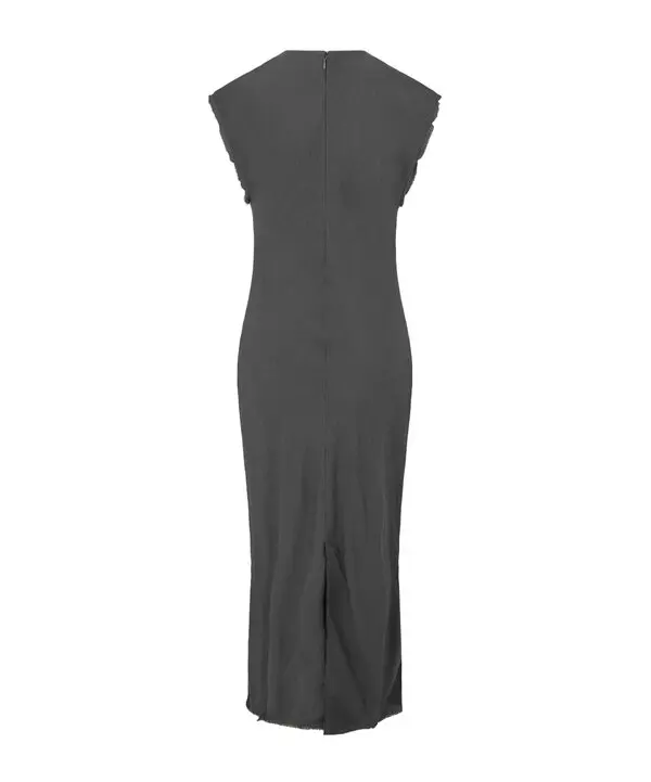 AMI Paris Simple Long Dress - Black