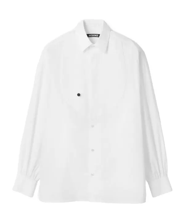 Jacquemus Bib-front Shirt - White