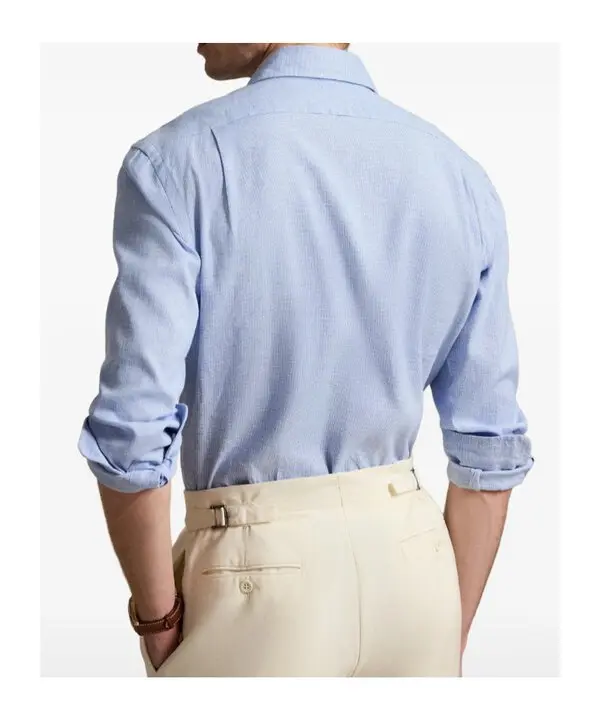 Polo Ralph Lauren Logo Embroidered Curved Hem Shirt